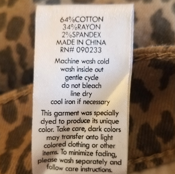 PacSun | Jeans | Pacsun Leopard Print High Waisted Jeggings | Poshmark